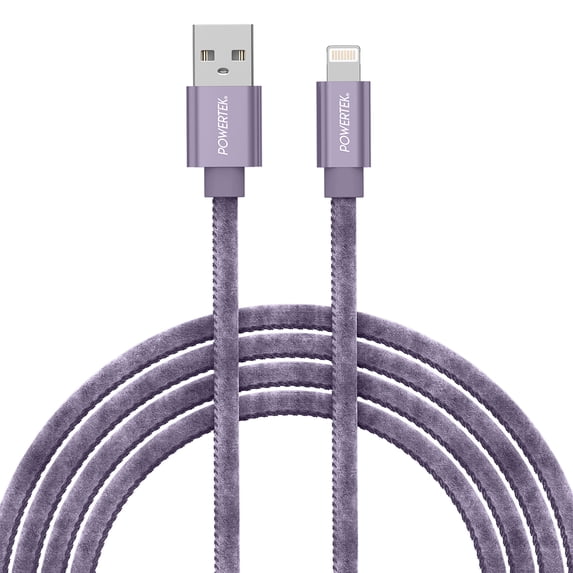 Liquipel Powertek Silk USB-A to Lightning - Purple - Walmart.com