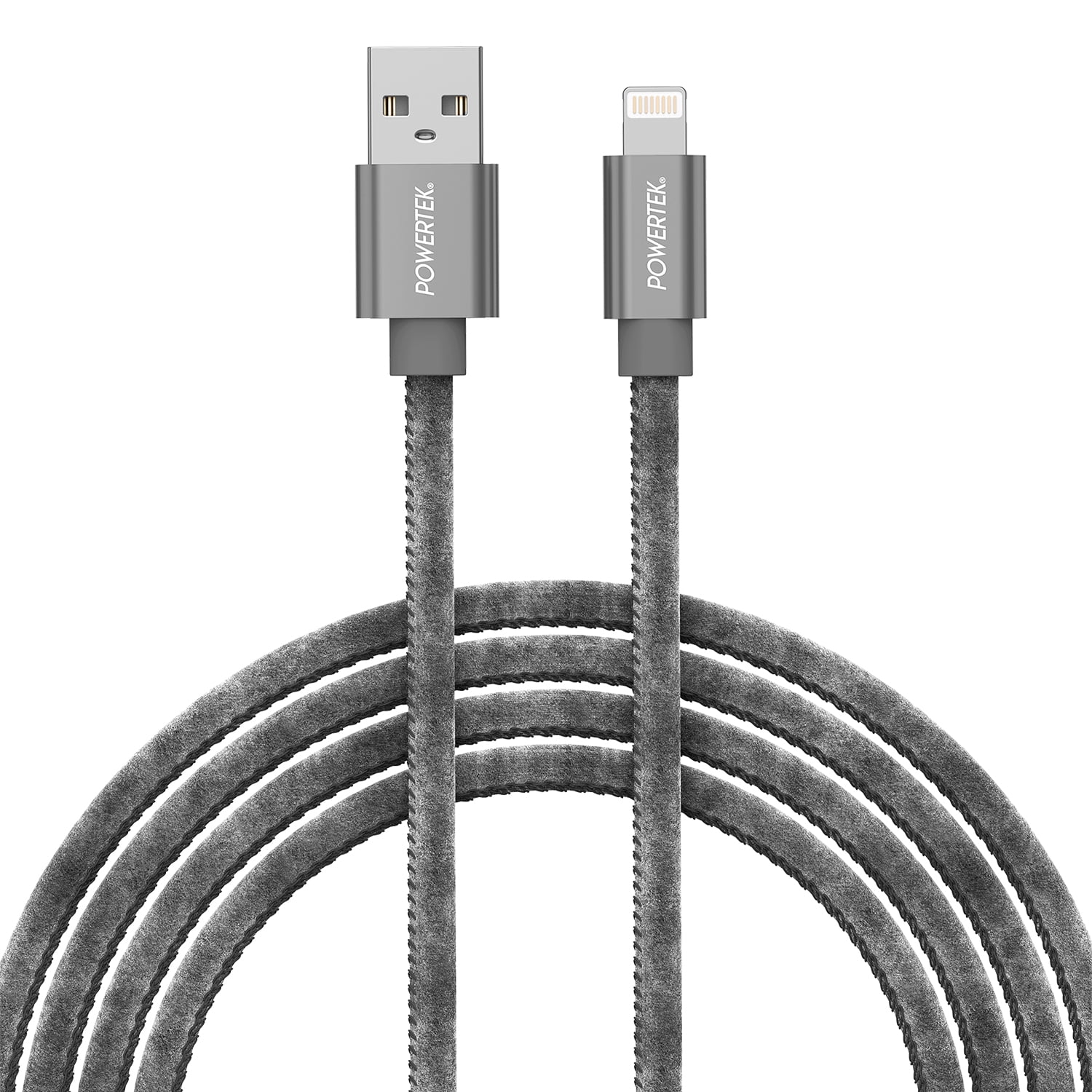 Liquipel Powertek Silk USB-A to Lightning - Silver - Walmart.com