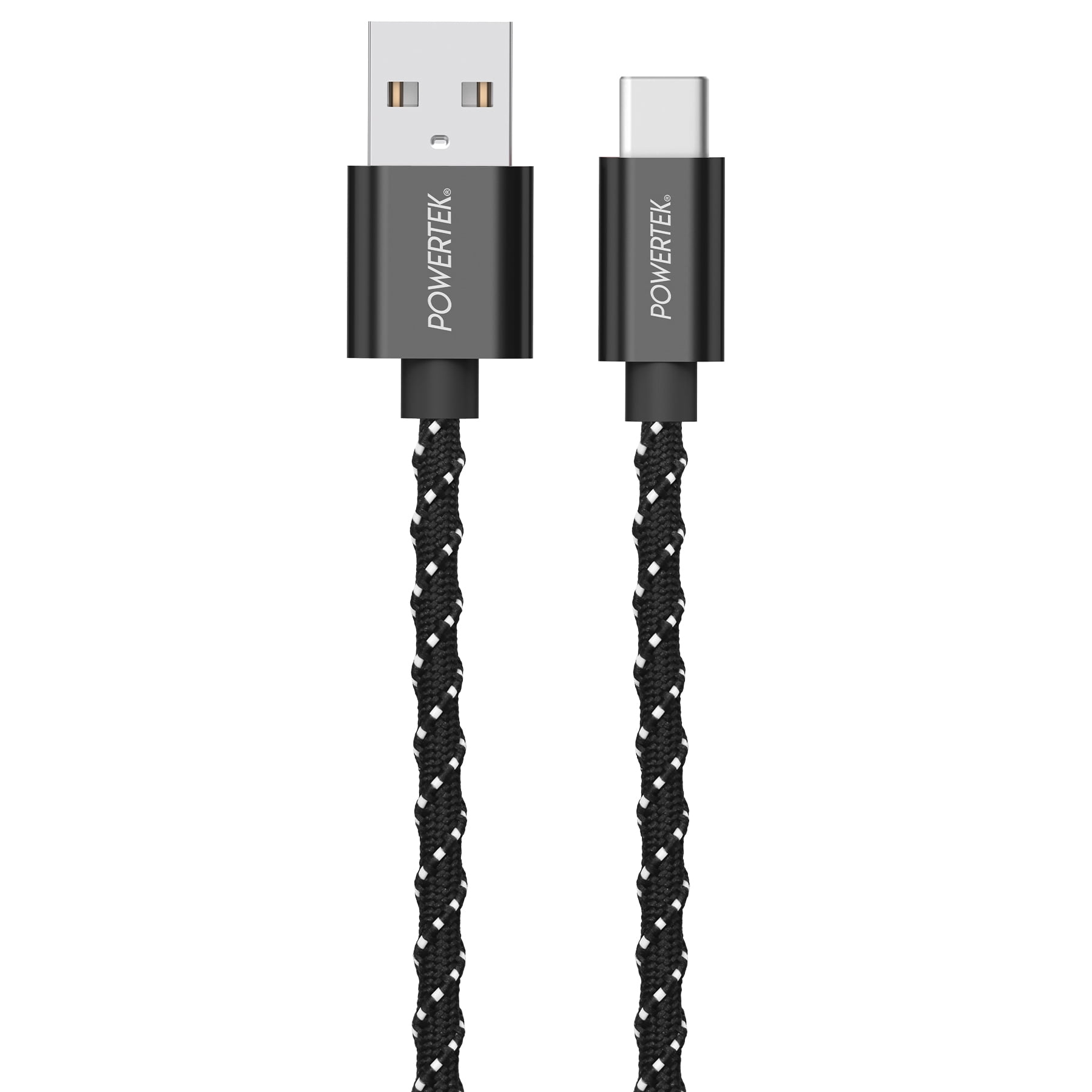 Liquipel Powertek Twizzler USB-A to USB-C - Black - Walmart.com