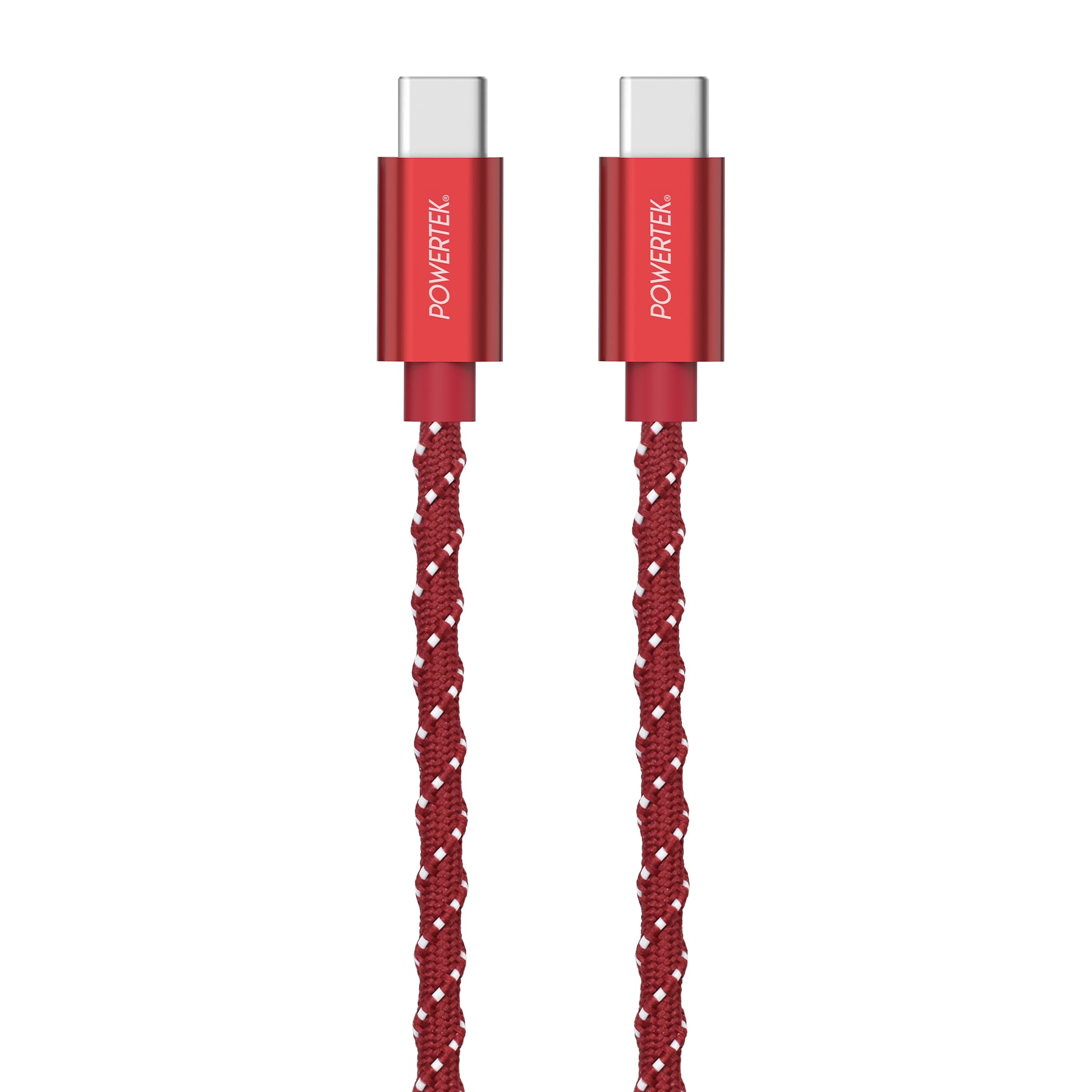 Liquipel Powertek Twizzler USB-C to USB-C - Red - Walmart.com