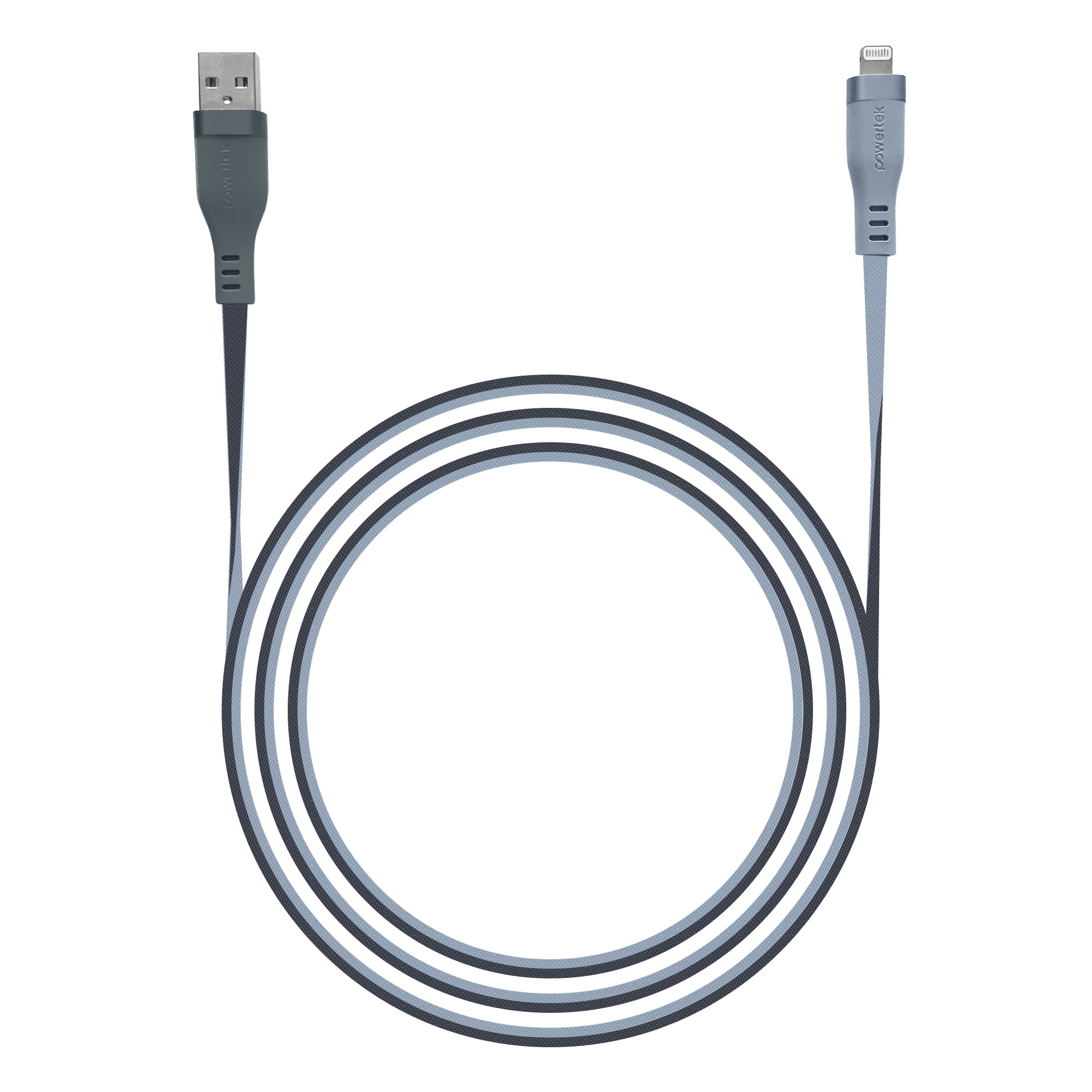 Liquipel Powertek Two Tone USB-A to Lightning - Blue - Walmart Business ...