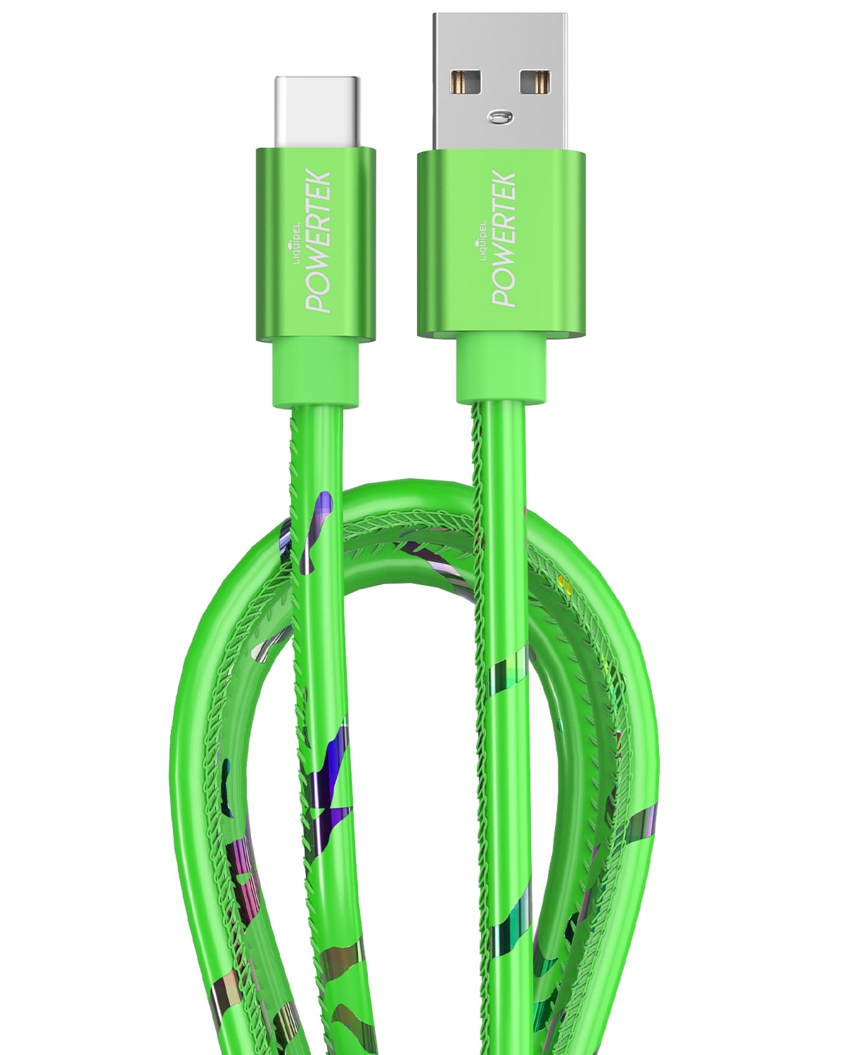 Powertek 6' USB Type A to Type C Cable, Green - Walmart.com