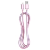 Powertek USB-A to Lightning Metallic Shine Pastel Cable - Pink ...