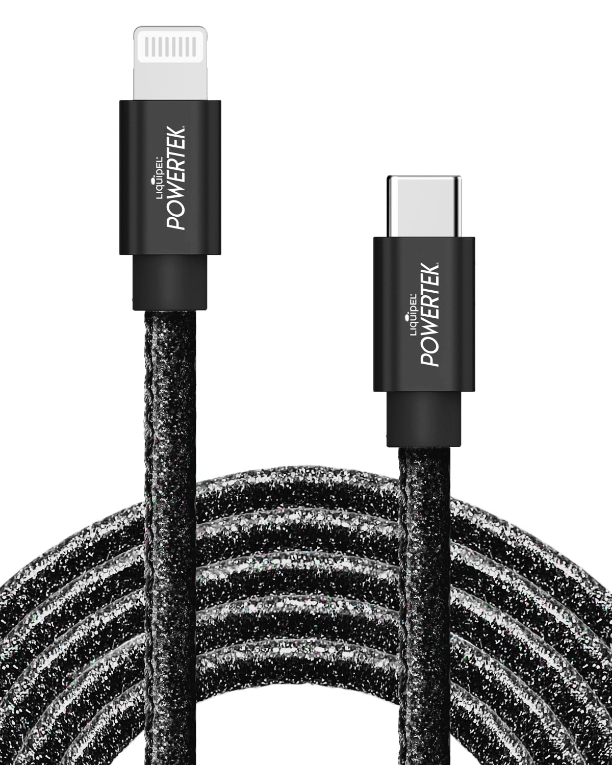 Liquipel Powertek USB C Lightning iPhone Charger Cable [MFI Certified ...