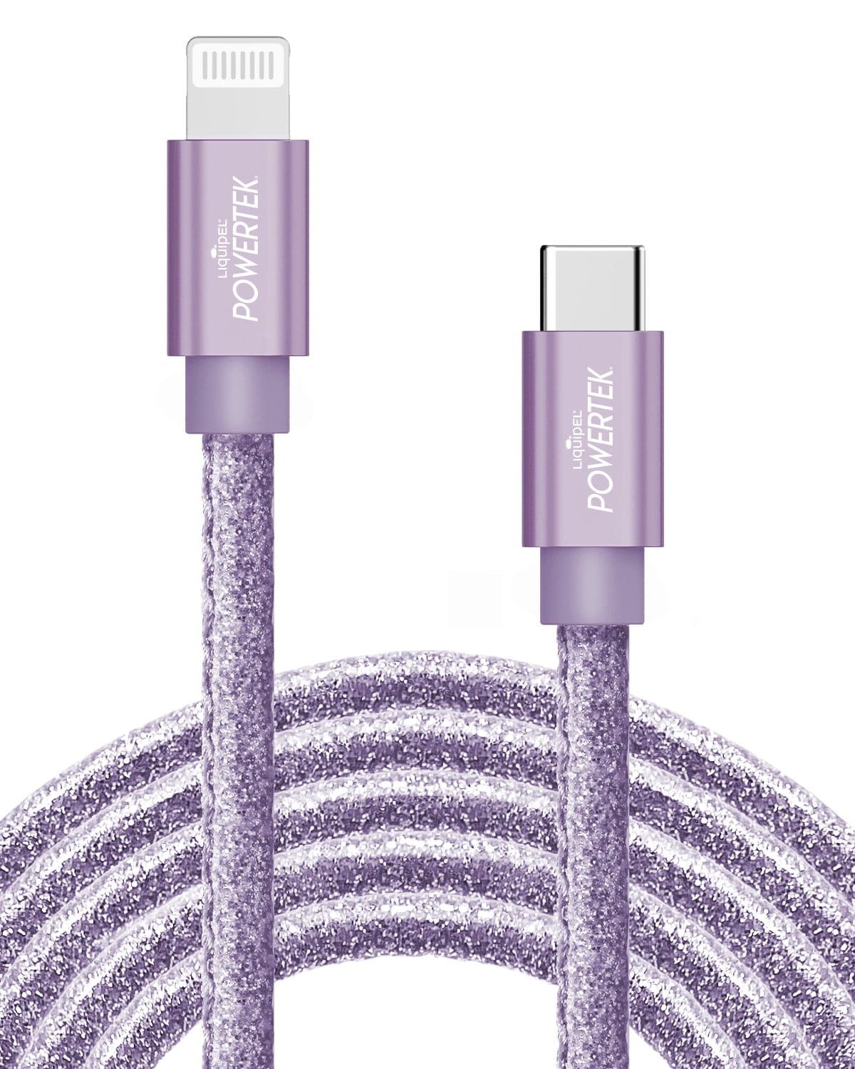 Liquipel Powertek USB C Lightning iPhone Charger Cable [MFI Certified ...