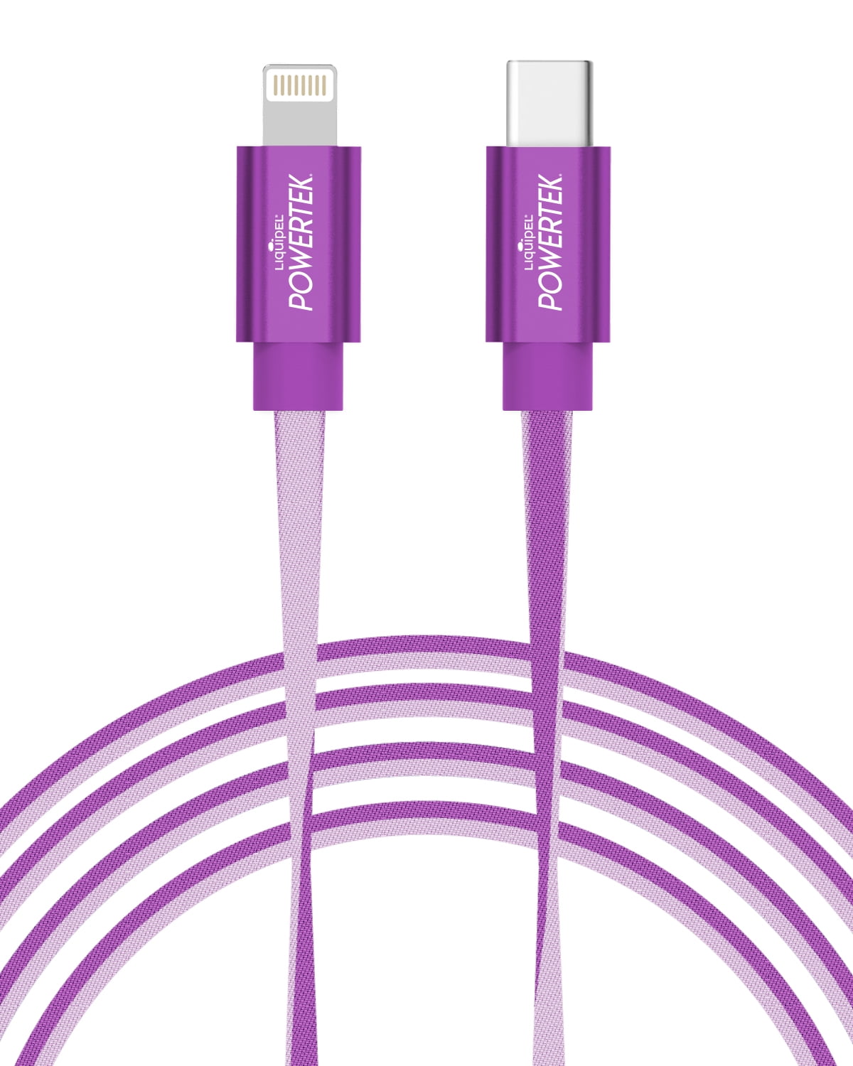 Liquipel Powertek USB C Lightning iPhone Charger Cable [MFI Certified ...