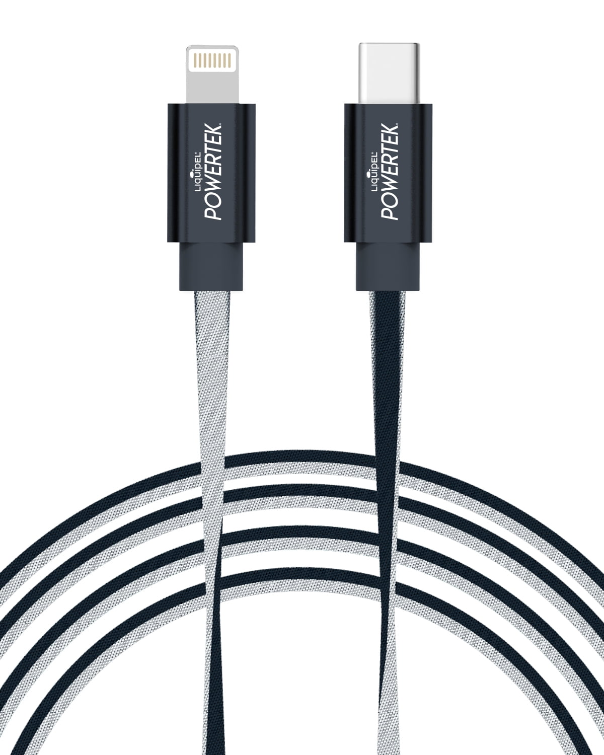 Liquipel Powertek USB C Lightning iPhone Charger Cable [MFI Certified ...