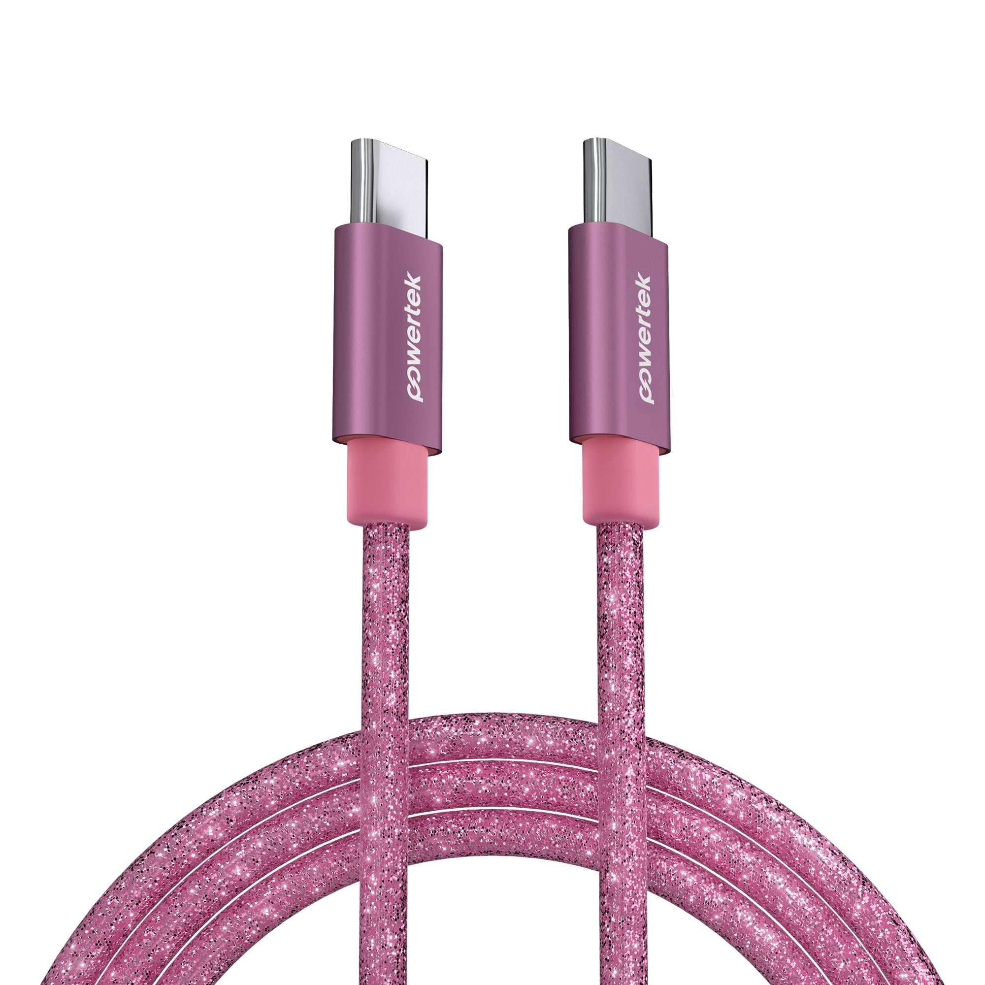 Powertek USB-C to USB-C Cable, Fast Charging Type-C Charger Cord ...
