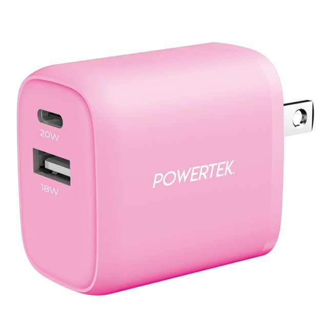 Liquipel Powertek Wall Charger 20/18W - Pink - Walmart.com