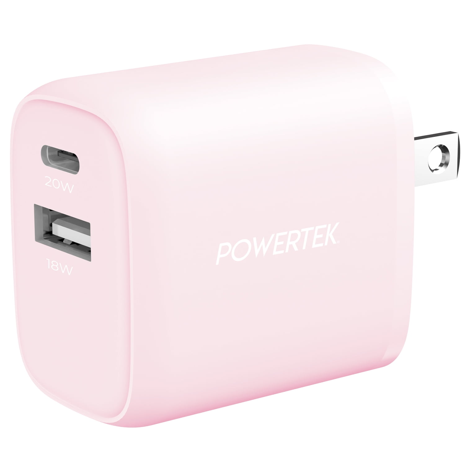 Liquipel Powertek Woven 20W Combo Wall Charger - Pink - Walmart.com