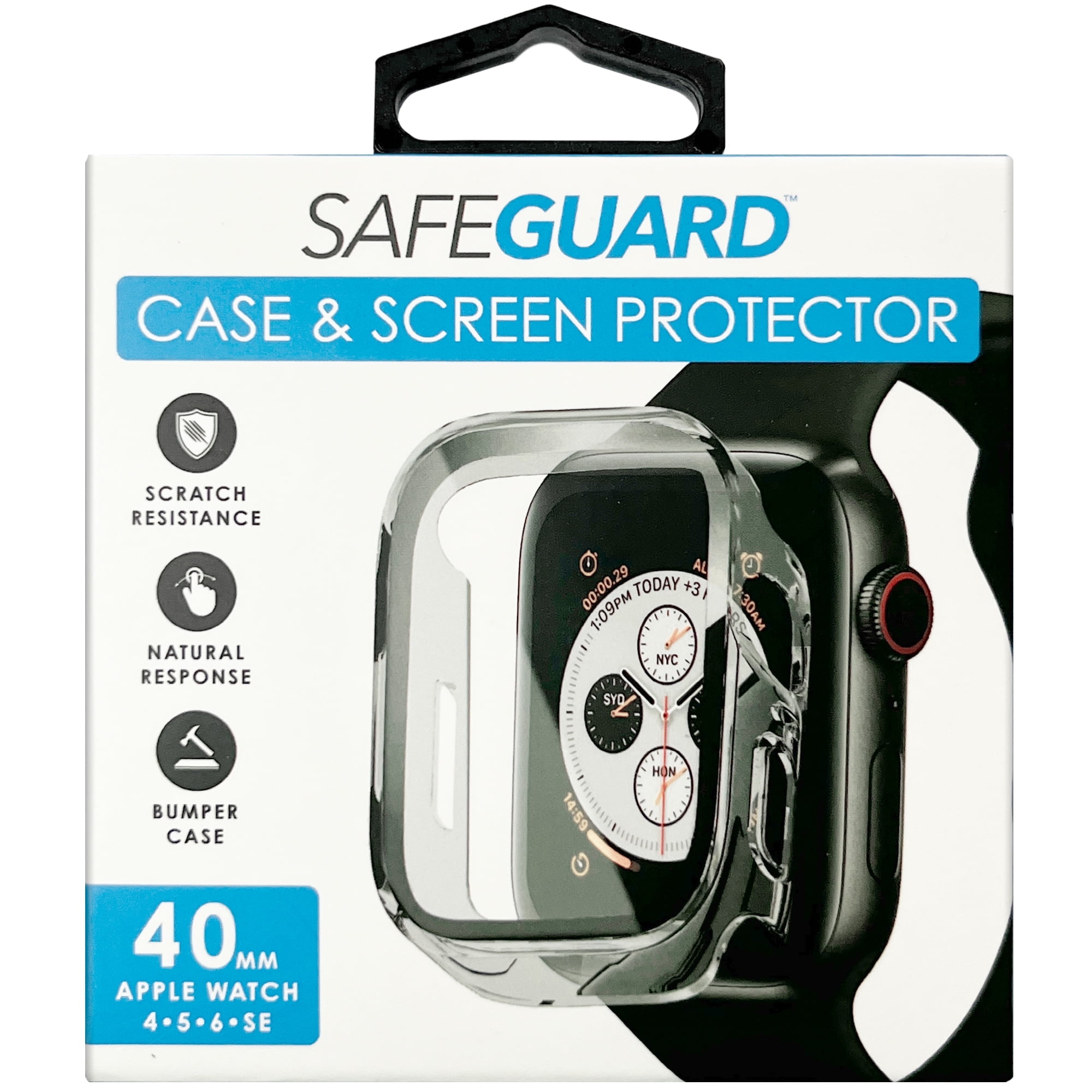Liquipel Safeguard Apple Watch Bumper/Screen Protection Combo - 40mm ...