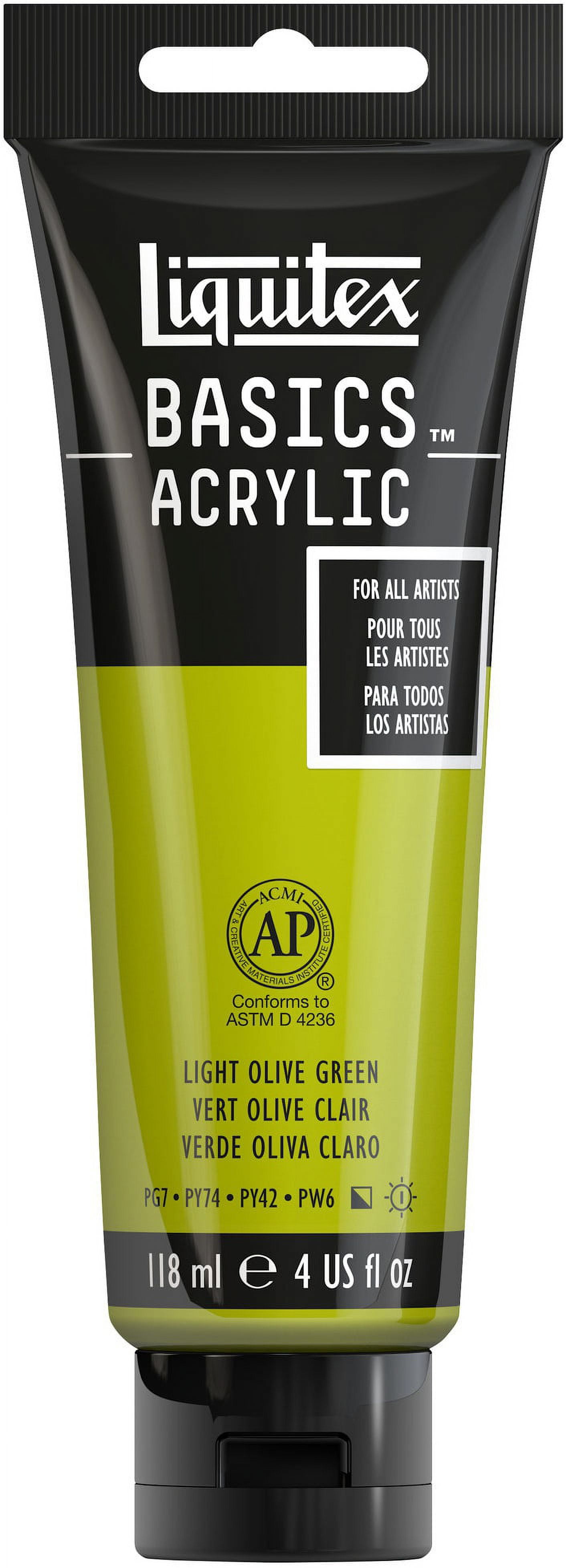 Liquitex 1046218 4 oz Basic Acrylic Paint, Light Olive Green - Walmart.com
