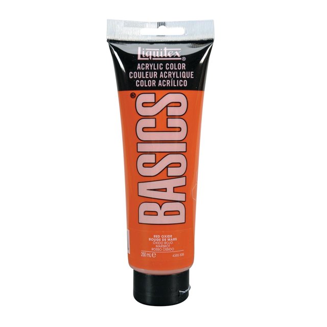 Liquitex BASICS Acrylic Color, 250ml Tube, Red Oxide - Walmart.com