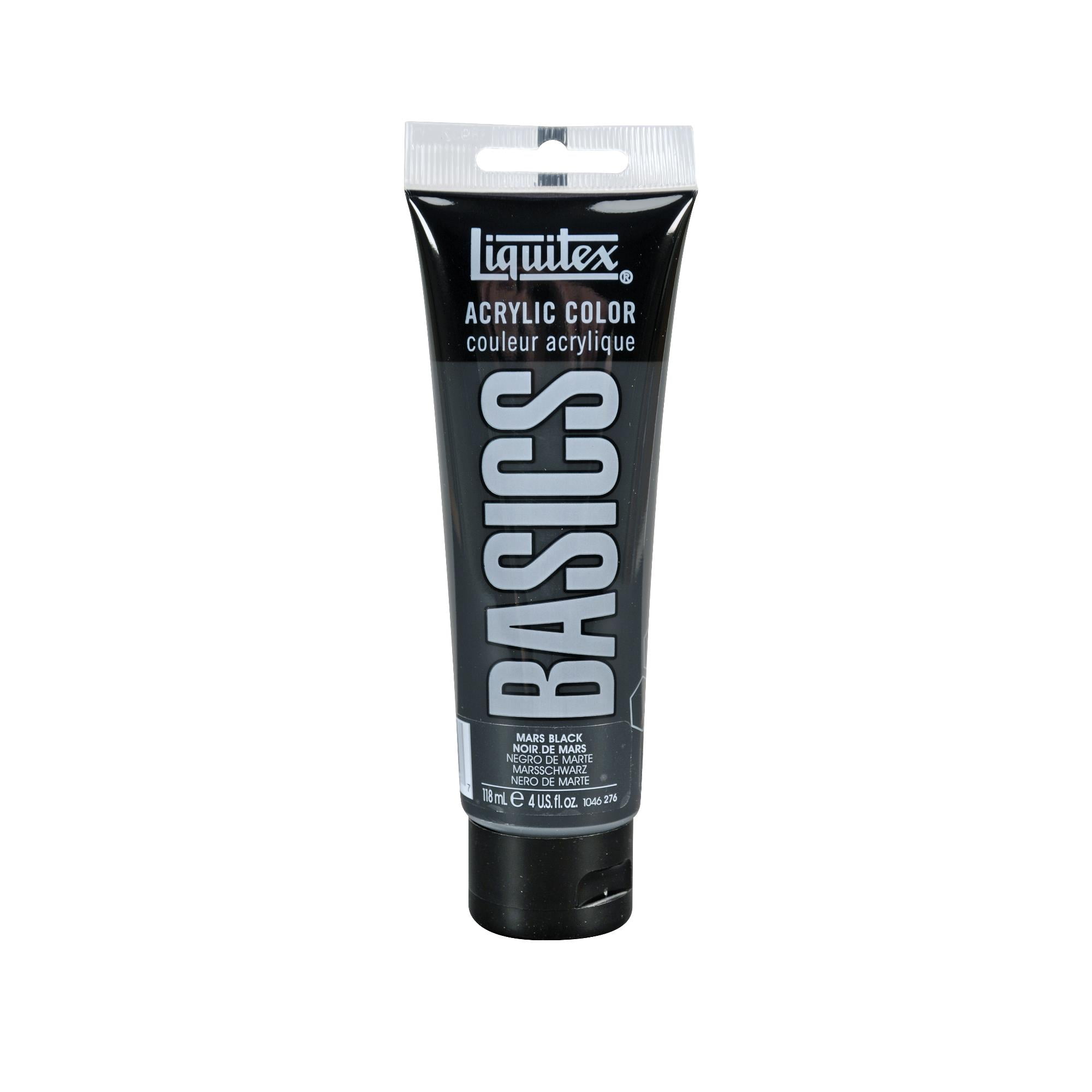 Liquitex BASICS Acrylic Paint 4-oz tube, Black, Heavy Body - Walmart.com