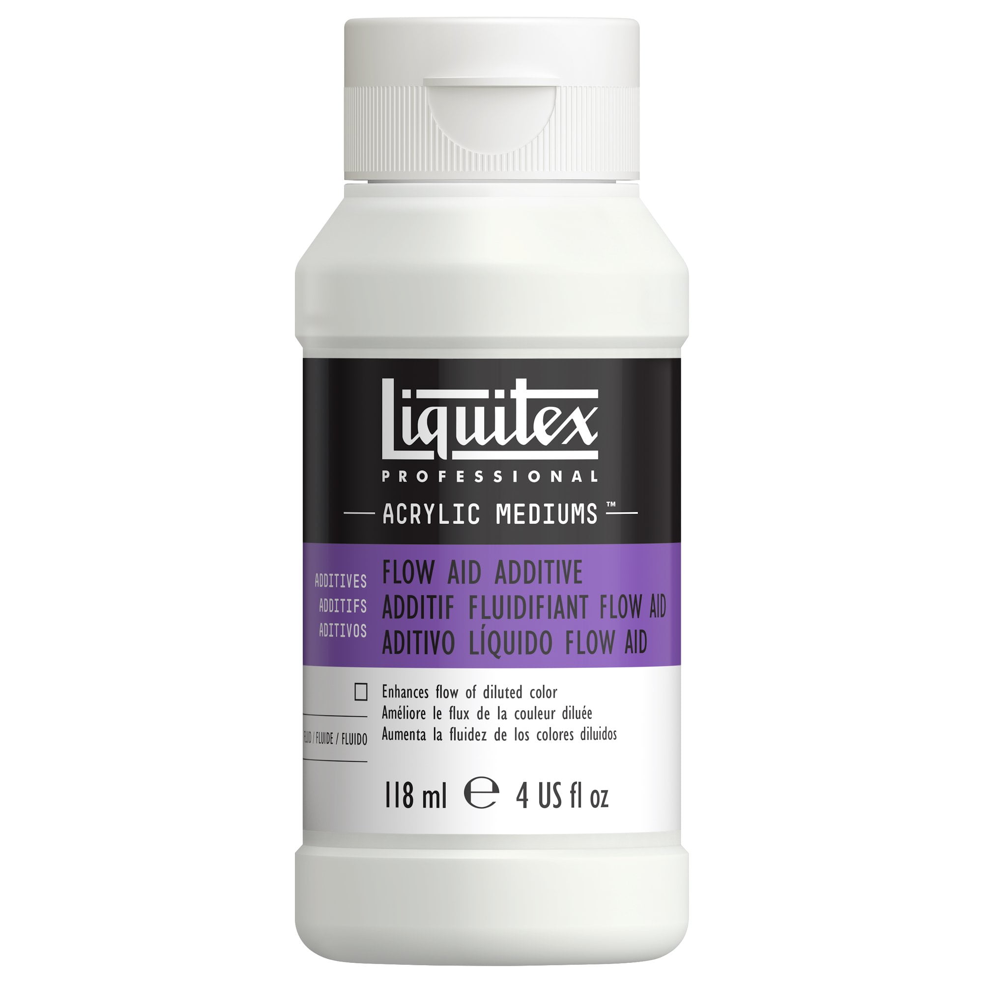 Liquitex Flow-Aid Medium, 4 oz. for Acrylic Crafting and Freestyle ...