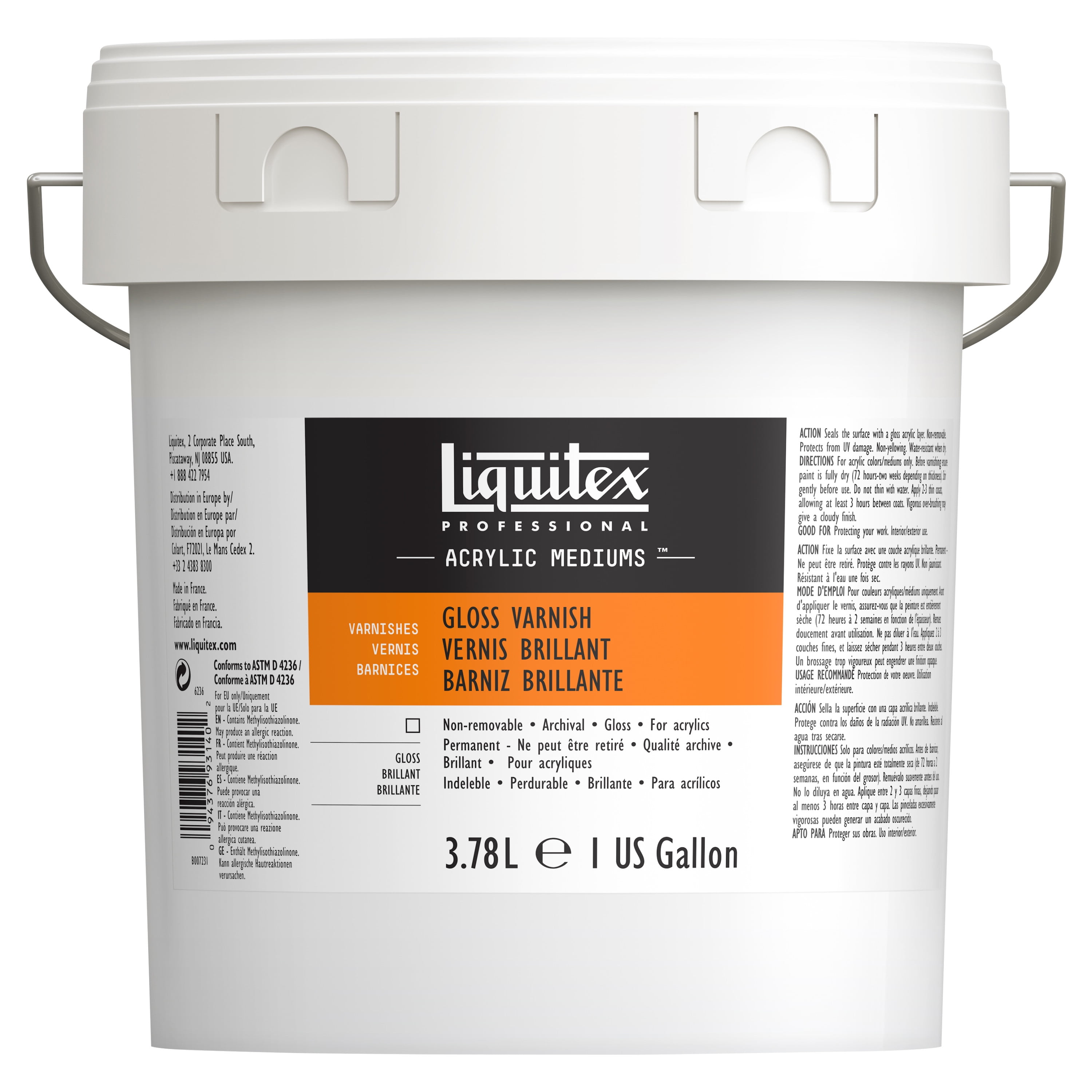 Liquitex Gloss Varnish, Gallon - Walmart.com