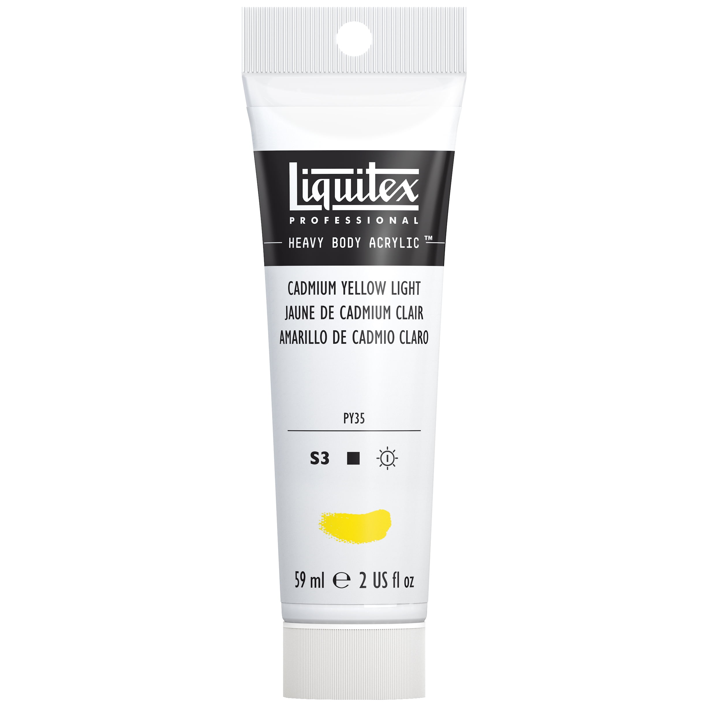 Liquitex Professional Heavy Body Acrylic Paint, 59 mL Tube, Cadmium ...