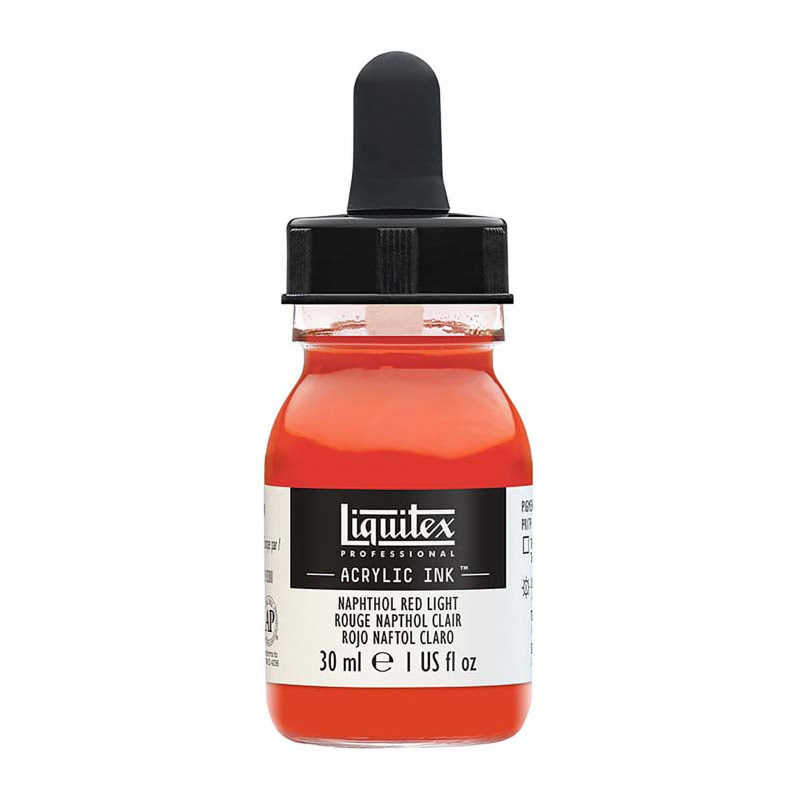 Liquitex Professional Acrylic Ink - Naphthol Red Light, 30 ml - Walmart.com