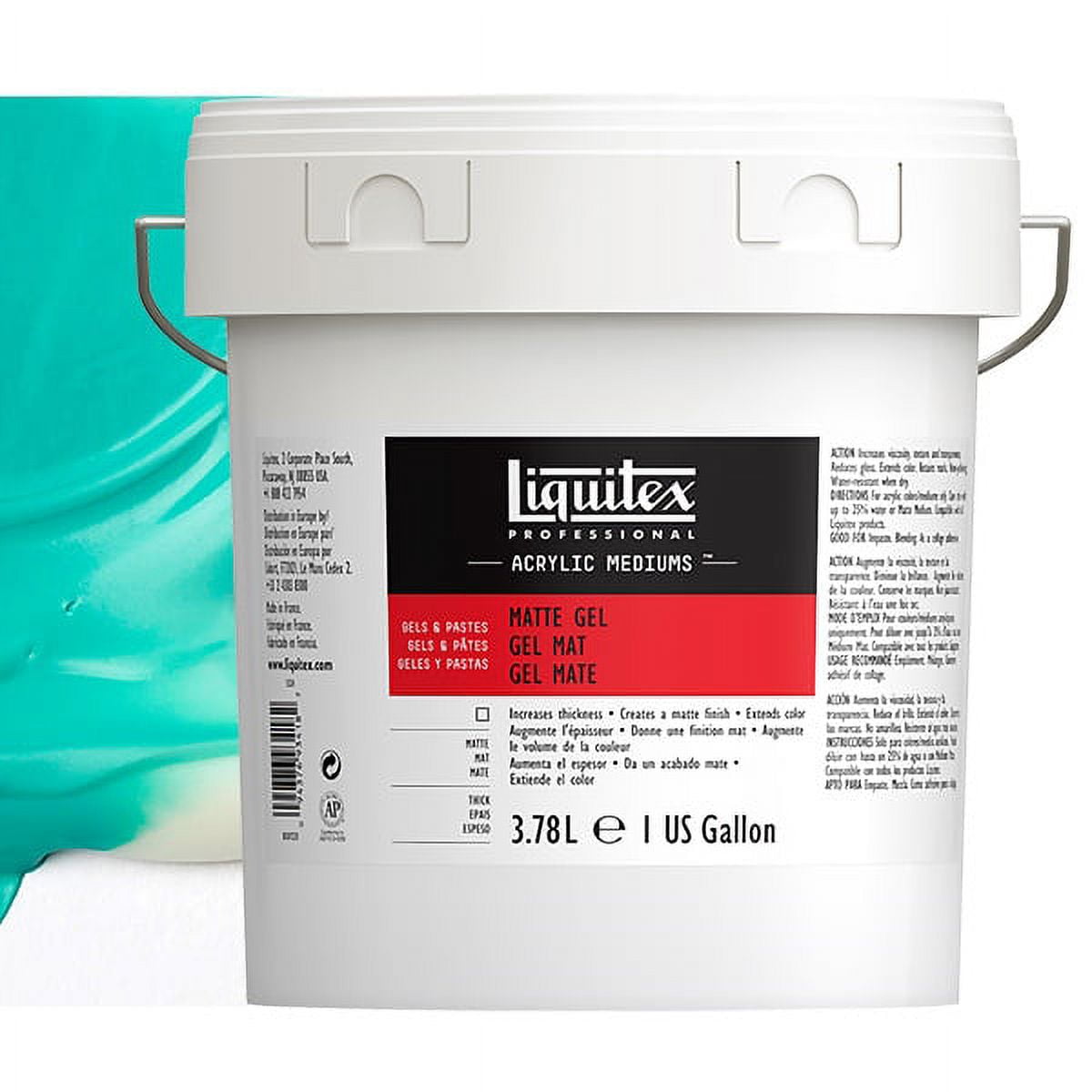 Liquitex Medium - Gel Medium, Matte, 128 oz - Walmart.com