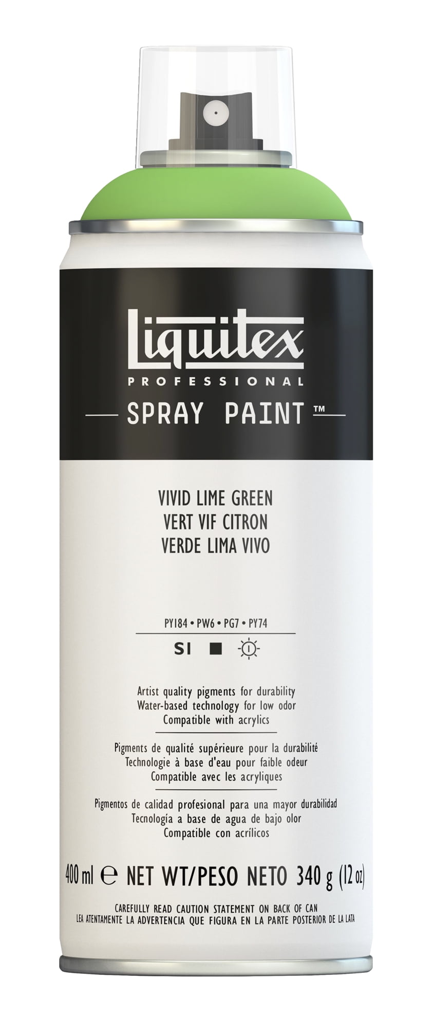 Liquitex Professional Spray Paint, 400ml Spray Can, Vivid Lime Green ...