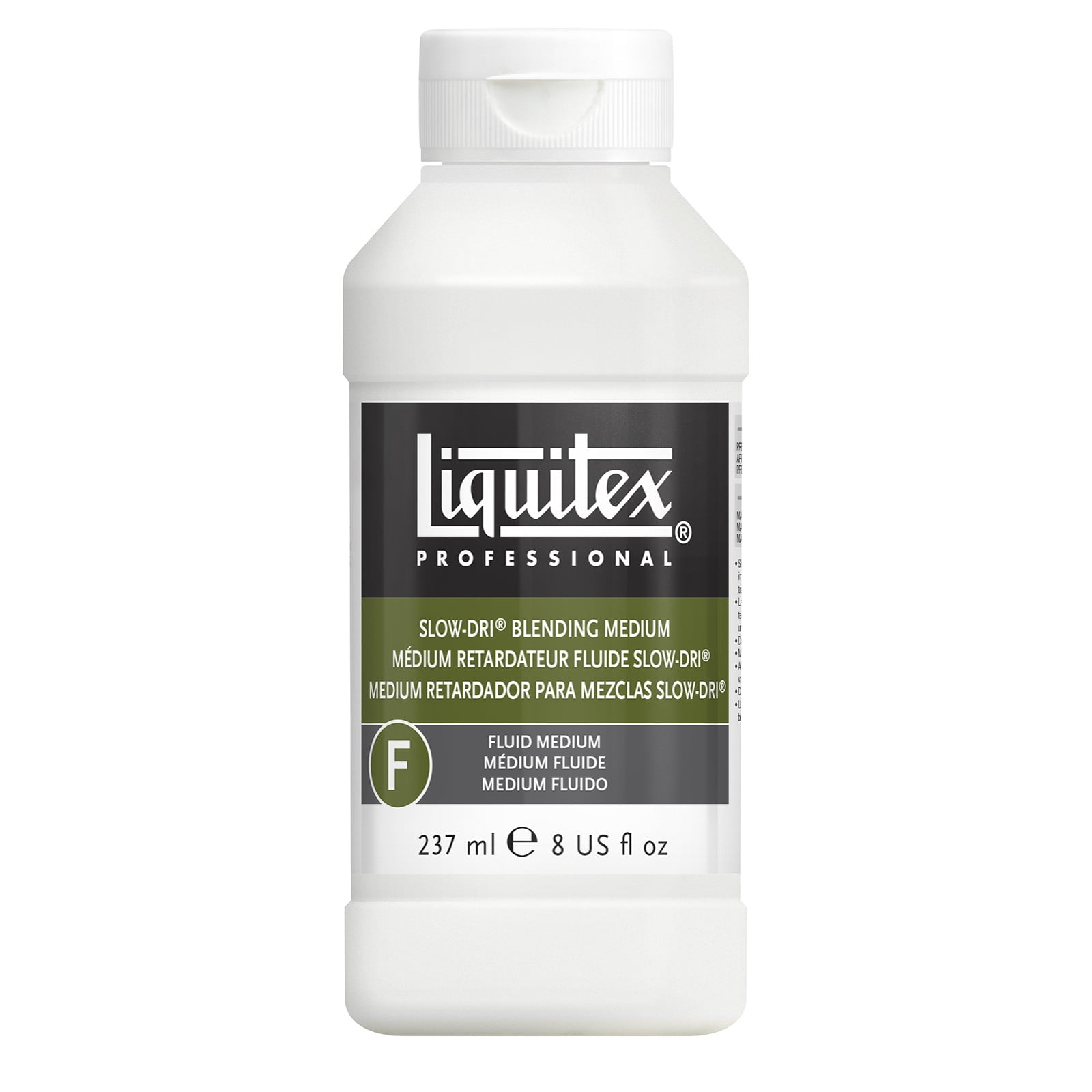 Liquitex Slow-Dri Blending & Painting Medium, Fluid, 8 oz. - Walmart.com