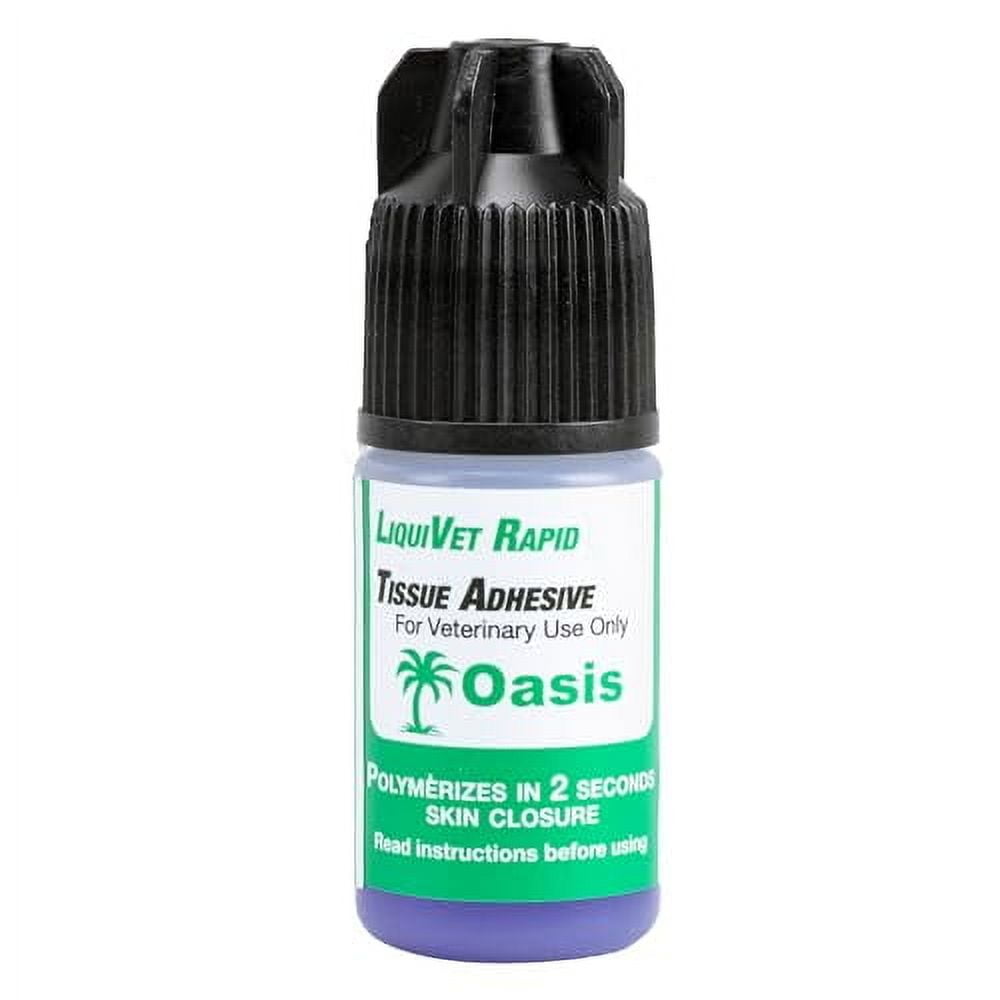 Liquivet Rapid 2 Second Tissue Adhesive, Vet Skin Glue, Tissue Wound ...