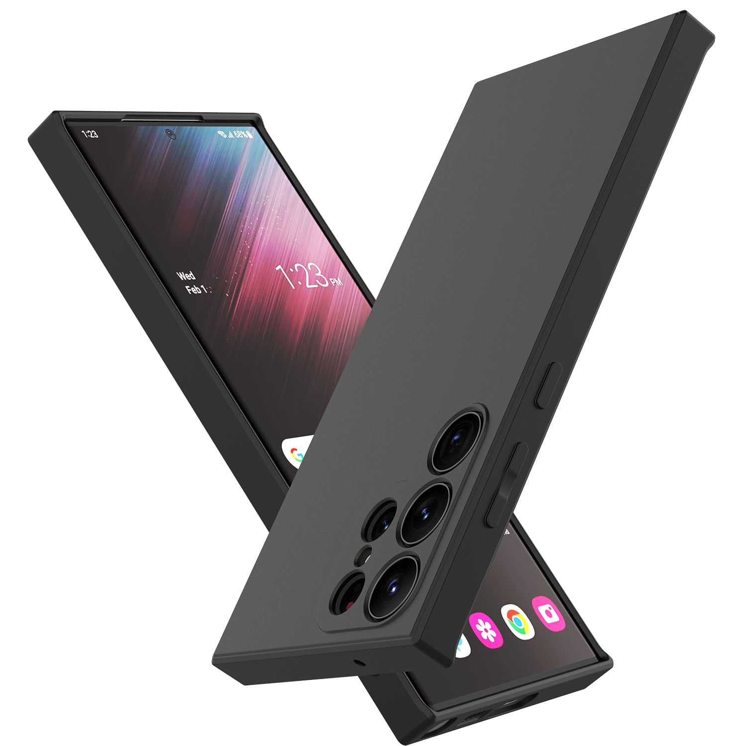 Liquld Silicone Case for Samsung Galaxy S23, Galaxy S23 Plus, S23 Ultra, Gel Rubber Bumper [Anti ...