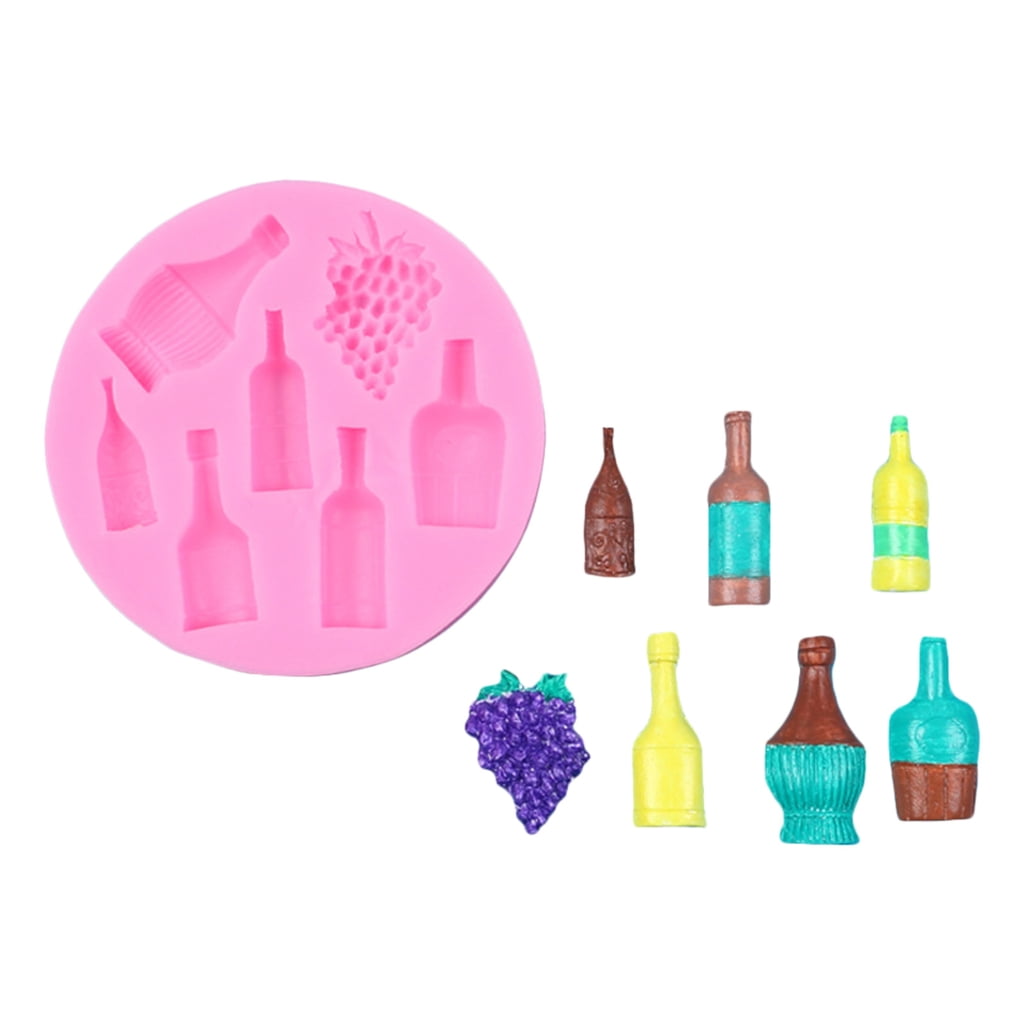 Liquor Bottle Candy Mold Heat Resistant Silicone Crafting Tool Perfect ...