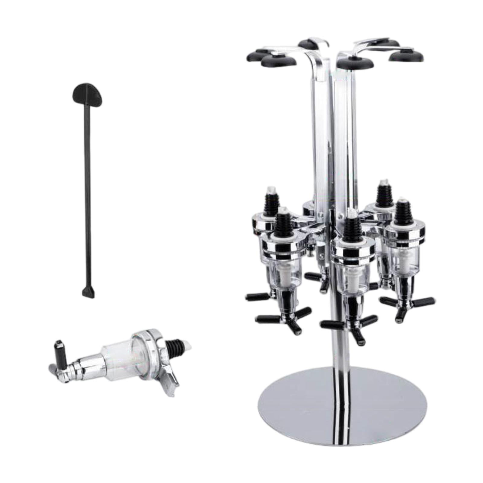 Liquor Bottle Holder Drinking Pourer Pouring Rack with 360 Degree ...