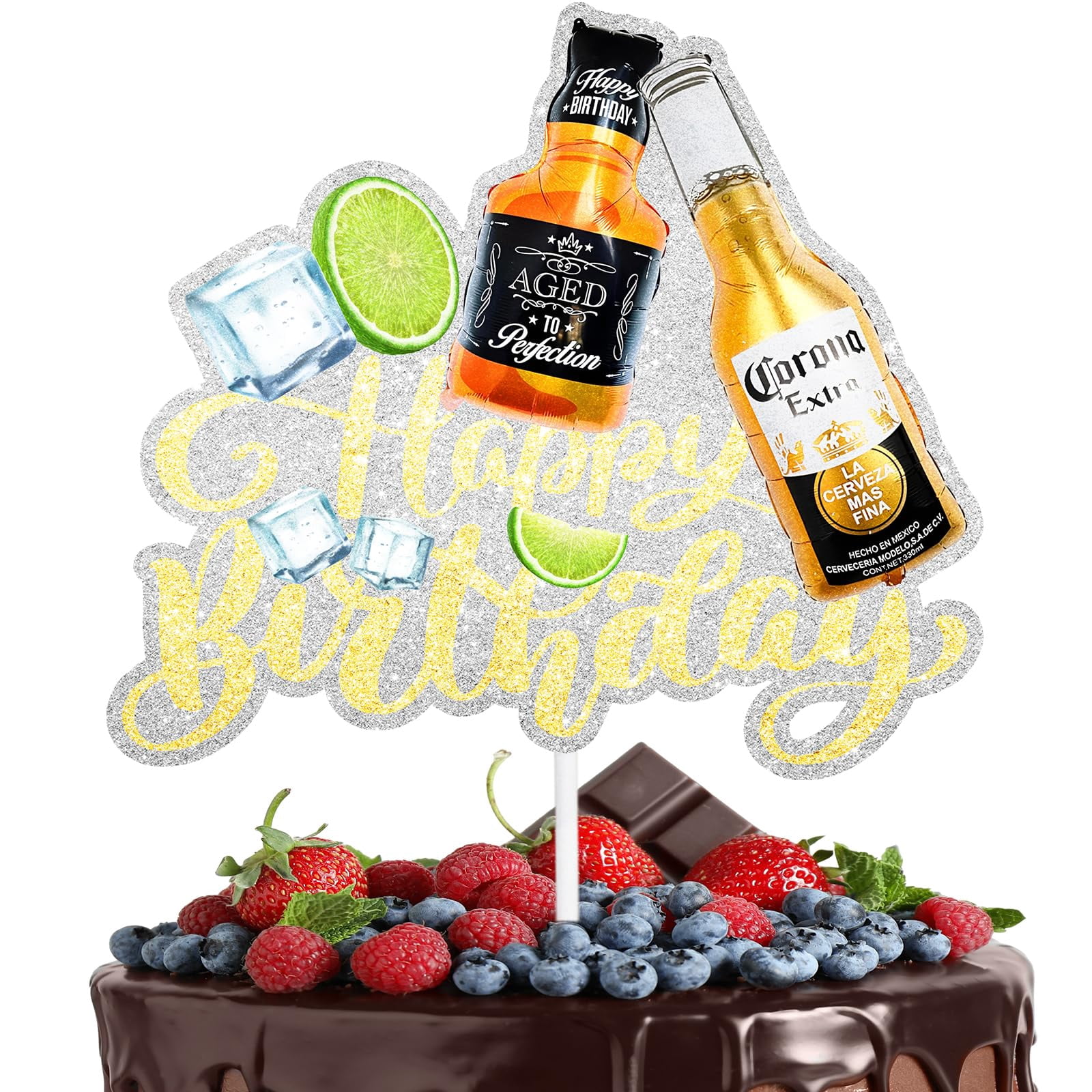 Liquor Cake TopperTRDN Perfect Aged Theme Happy Birthday, This is an ...