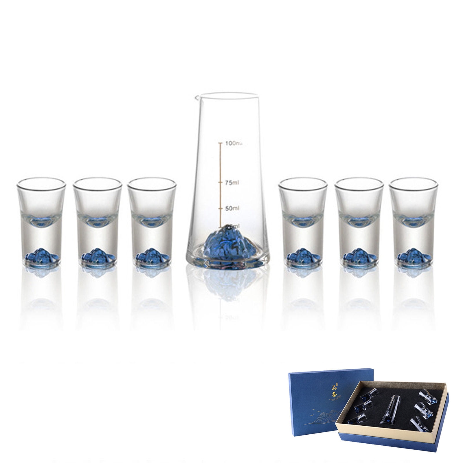 Liquor Decanter And Shot Glass Set, Decanter And Shot Glasses, Shot ...