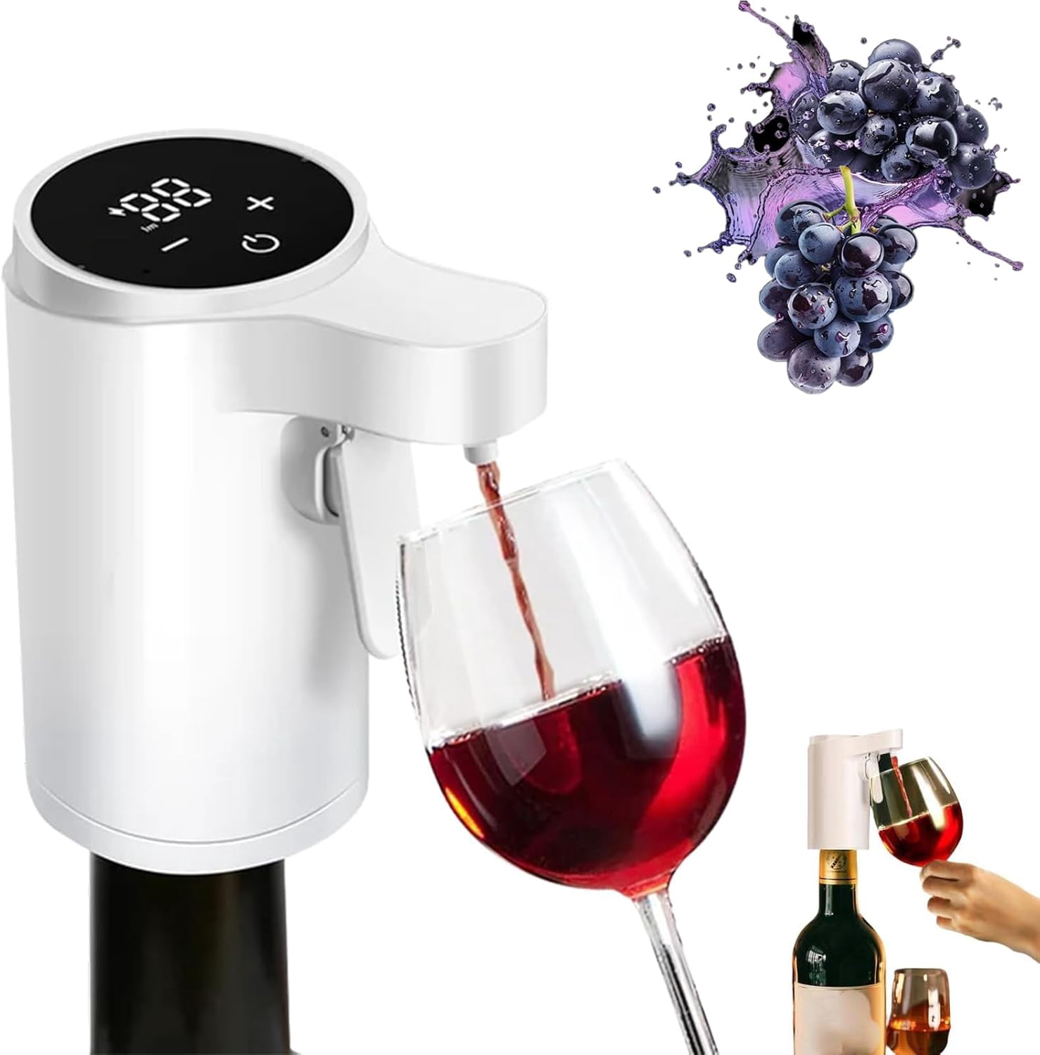 Liquor Dispenser, 5-in-1 Electric Wine Aerator & Automatic Pourer, 2025 ...
