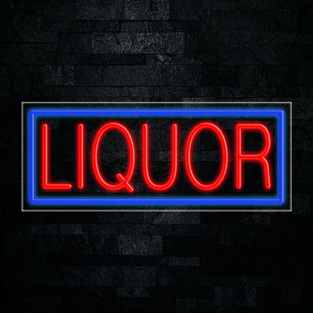 Liquor-LED Neon Sign 30"L x 12"H #30194 - Walmart.com