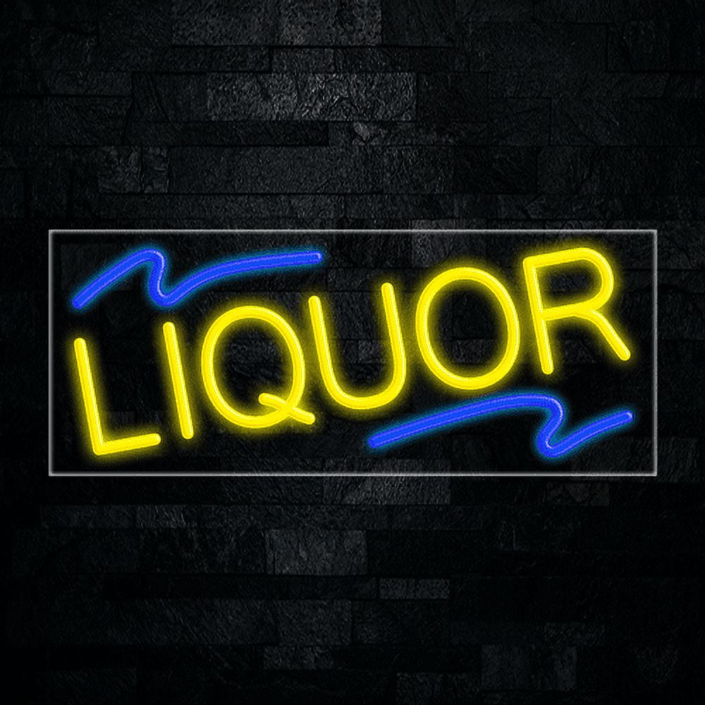 Liquor-LED Neon Sign 30"L x 12"H #30824 - Walmart.com