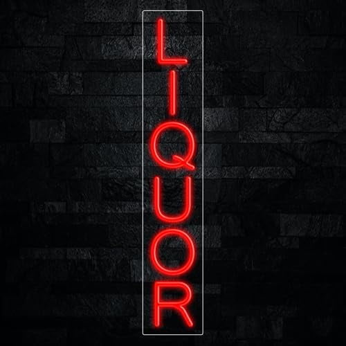 Liquor LED Neon Sign 5"L x 27"H #32443 - Walmart.com