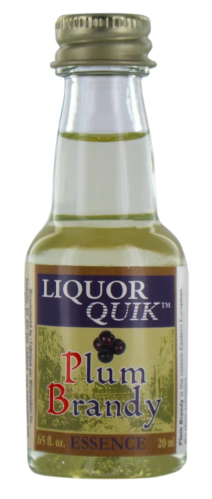 Liquor Quik Natural Brandy Essence 20 mL (Plum Brandy) - Walmart.com