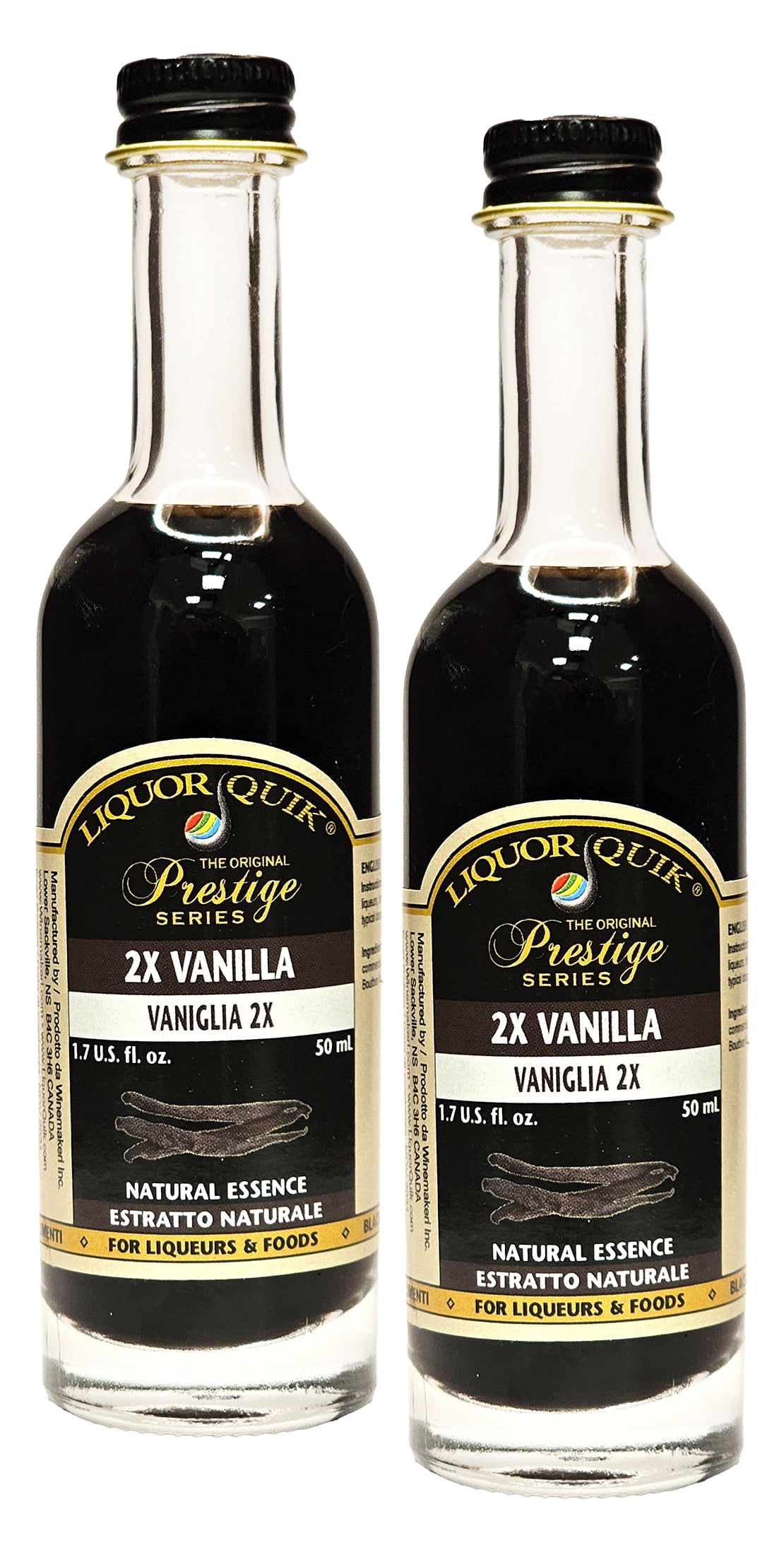 Liquor Quik Prestige Vanilla 2X Essence 50ml (Set of 2) - Walmart.com