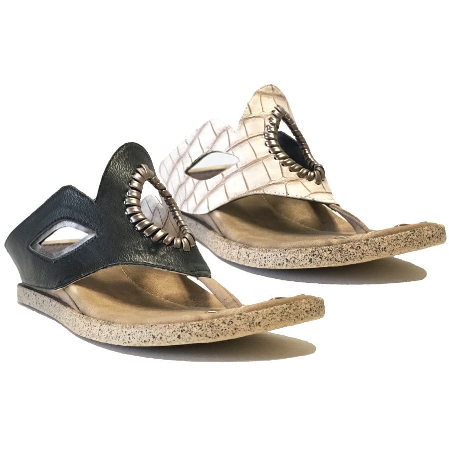 Lirah 1 - Black flips to White Bone - Walmart.com