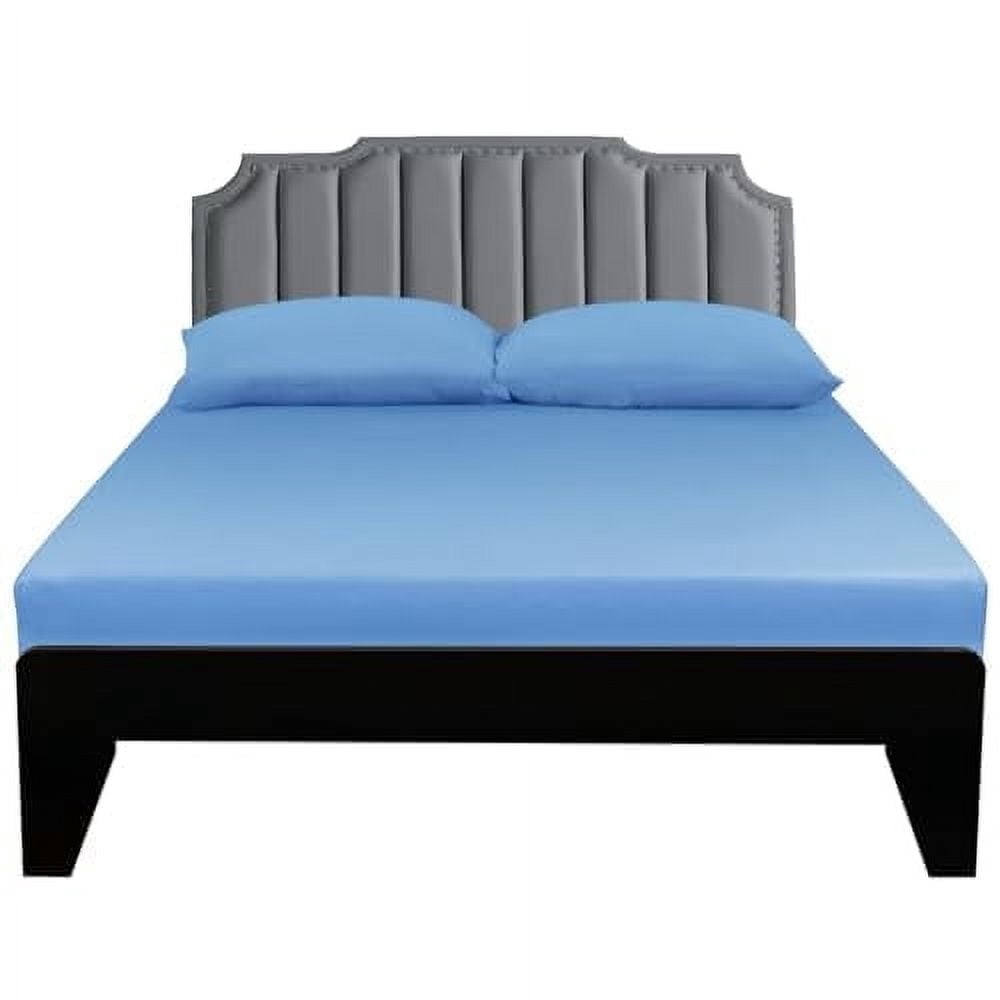 Lirex Full Fitted Sheet for Adults, 100% Cotton, 300 Thread Count, Soft ...