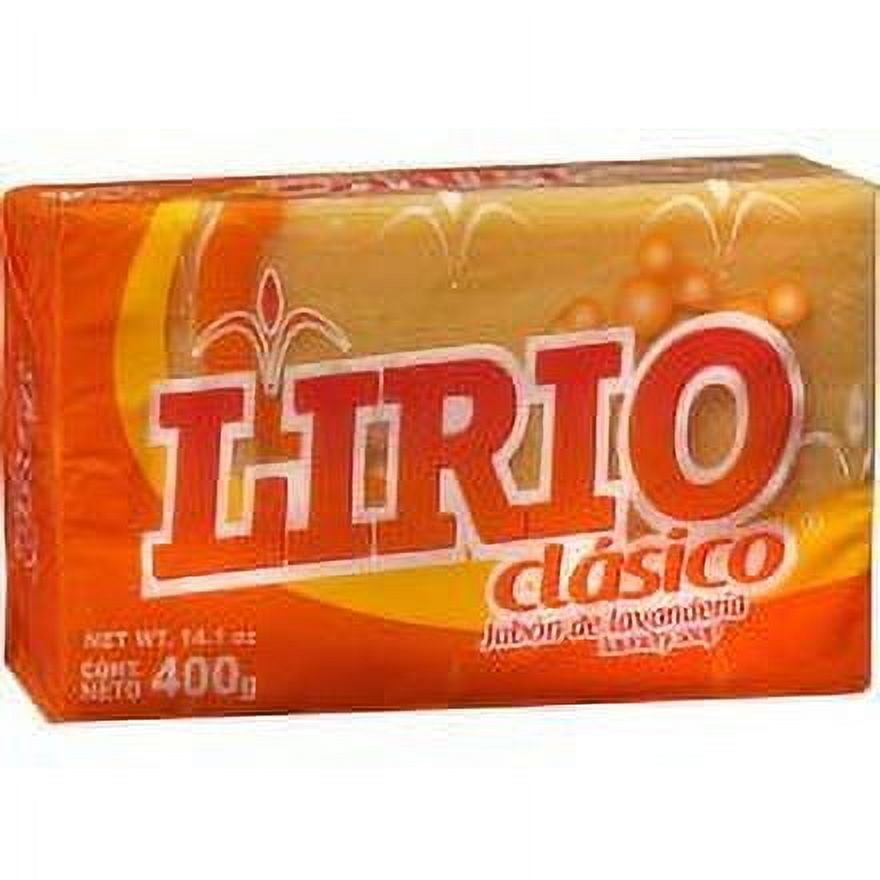 Lirio Yellow Amarillo Cloth Laundry Soap Jabon 400G EA MADE in MEXICO ...