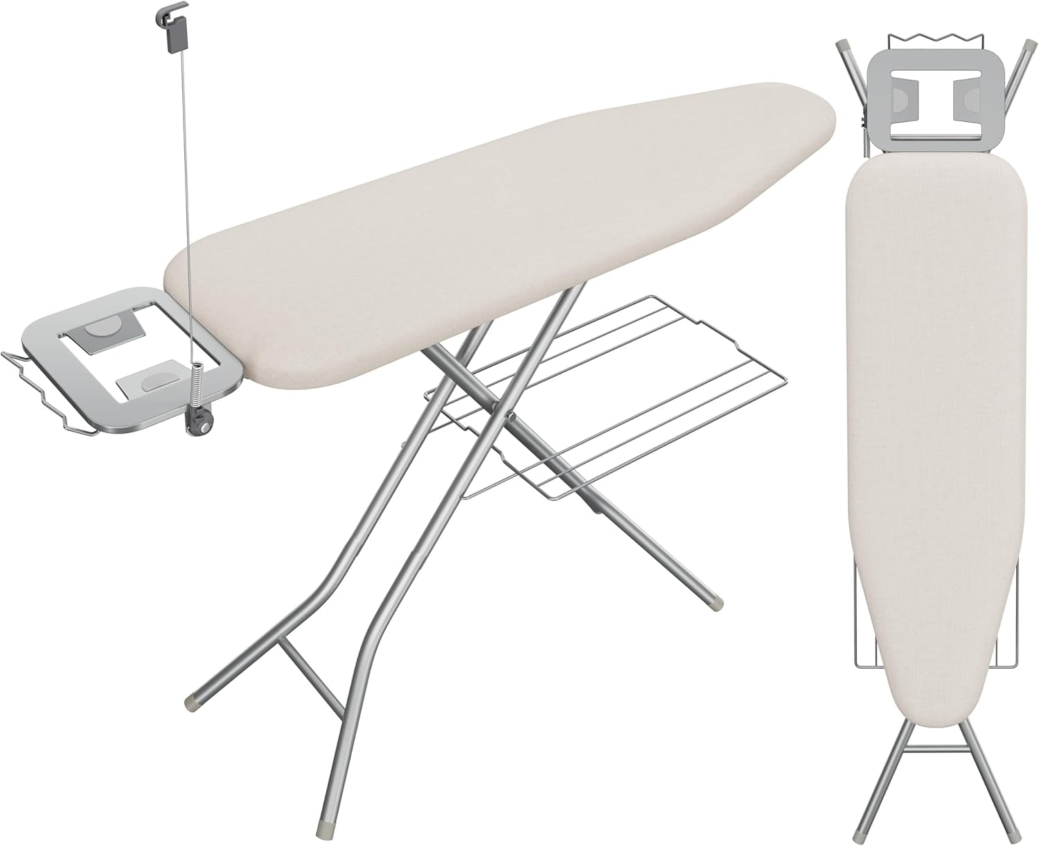 Lirted Ironing Board, Compact Iron Board with Cord Holder, Steam Iron ...