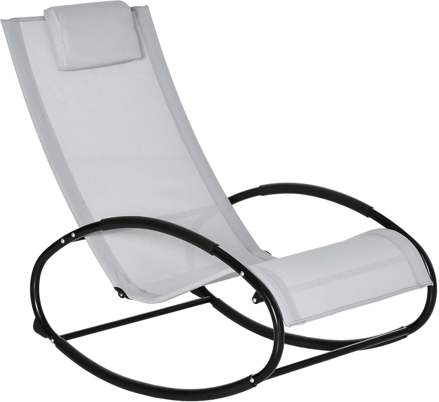 Lirted Pool Lounger, Outdoor Rocking Lounge Chair for Sunbathing, Pool ...