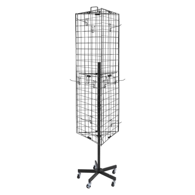 Lirted Triangular Gridwall Panel Display Stand with Base and Pole ...