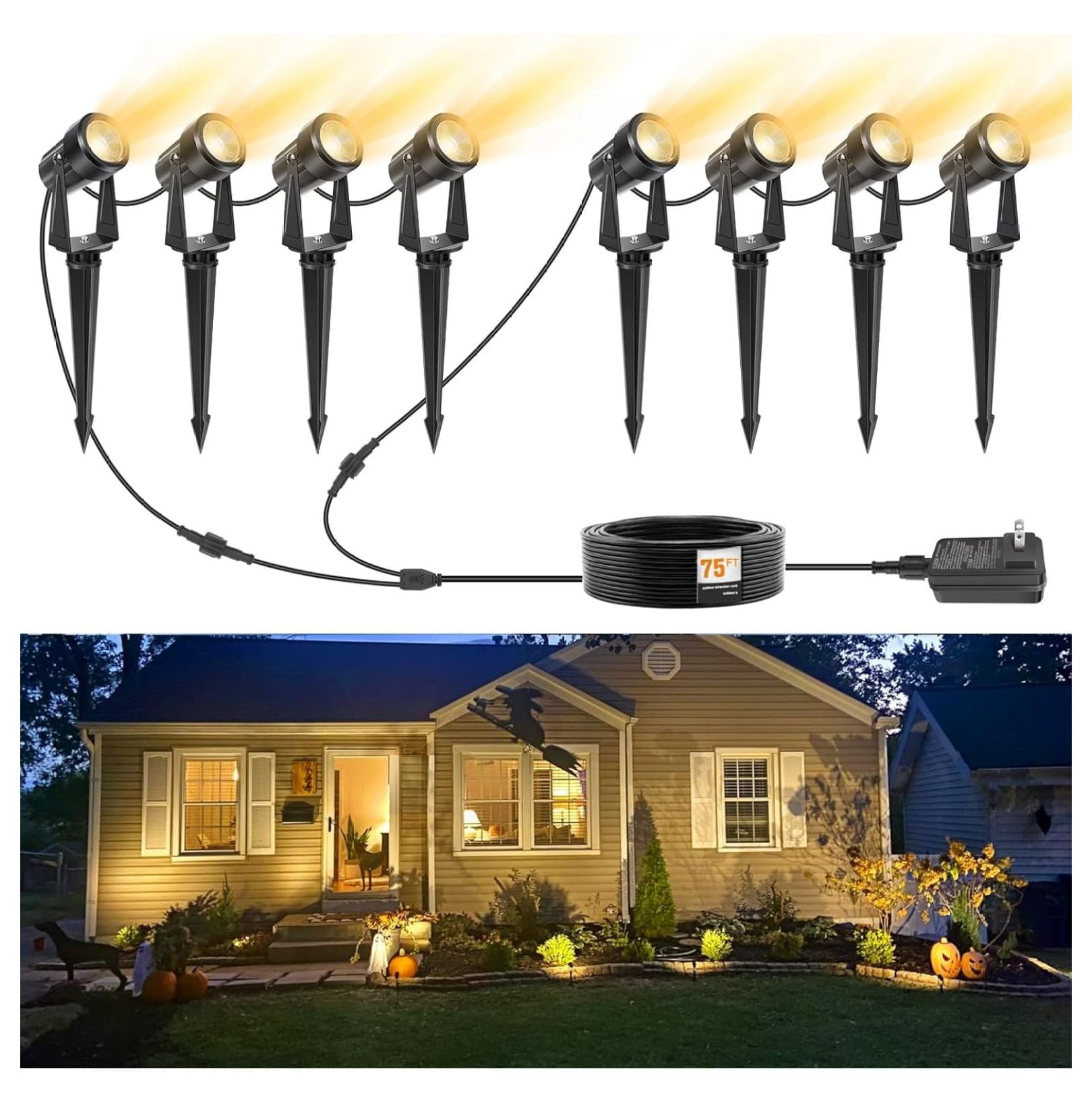 LirtedAura 95FT Low Voltage Led Landscape Light, Landscape Lights with ...