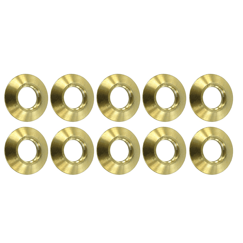 LisFaxbo 10 Packs Brass Anchor Collar Flange For Swimming Pool Cover ...