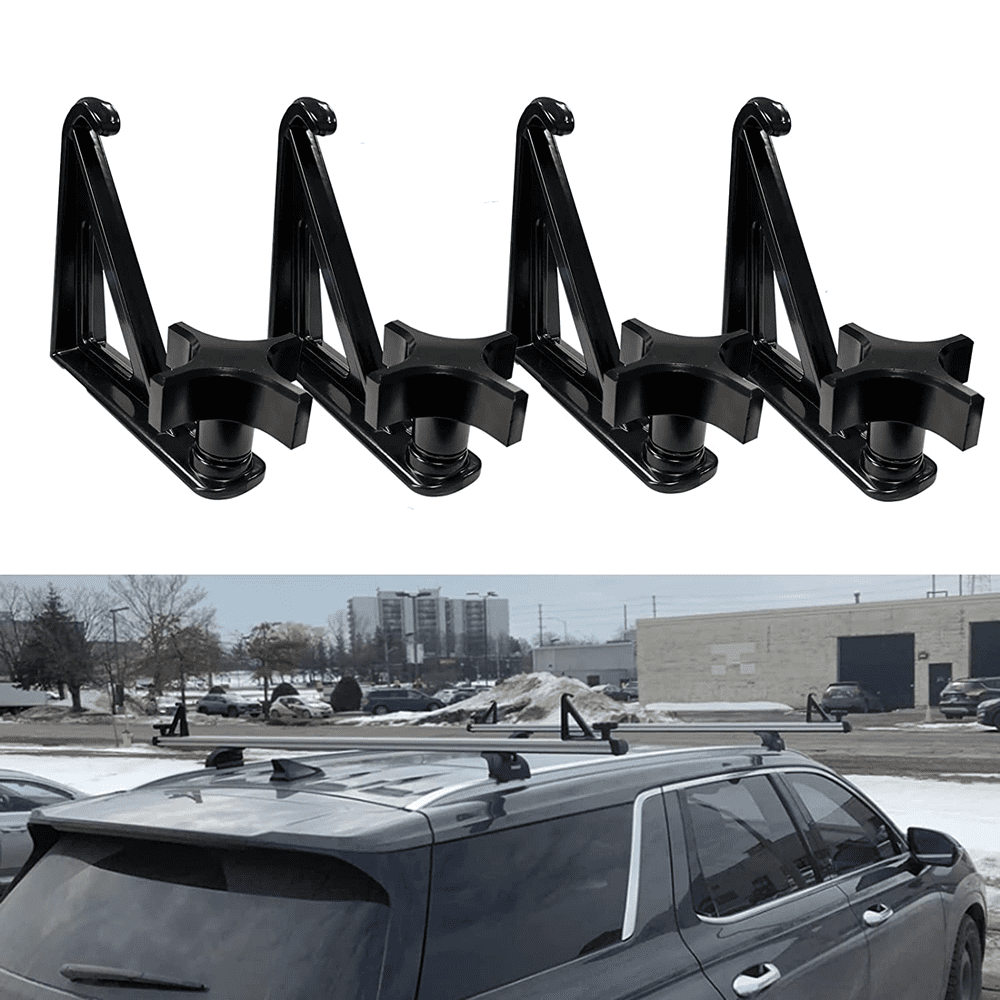 LisFaxbo 4 Packs Load Stops Kit Mount To Roof Rack Crossbar For Ladder ...