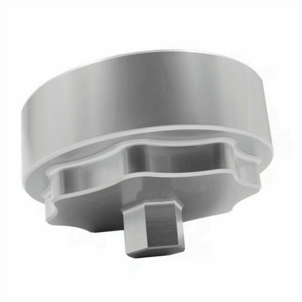 LisFaxbo 68065612AA Aluminum Fuel Filter Housing Cover Silver Suitable ...