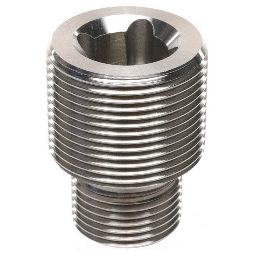 LisFaxbo Oil Filter Adapter Silver Replacement For Duramax CAT 1R-1807 ...