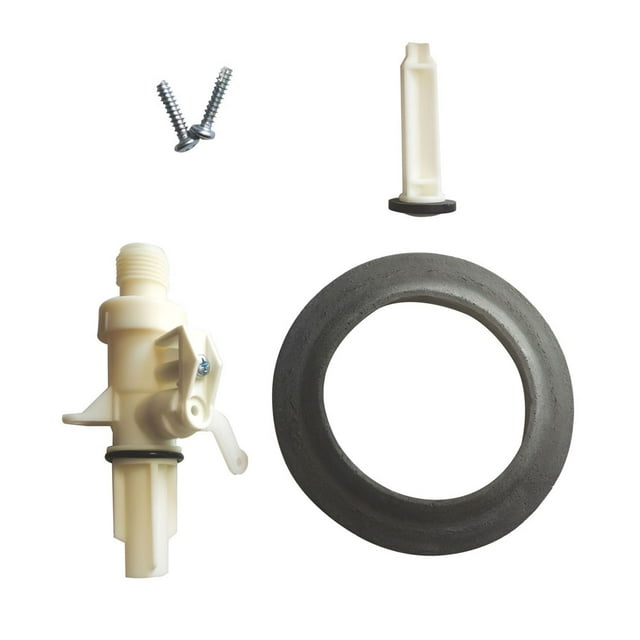 LisFaxbo Portable Upgrade Toilet Water Valve Replacement Kit Fits All ...