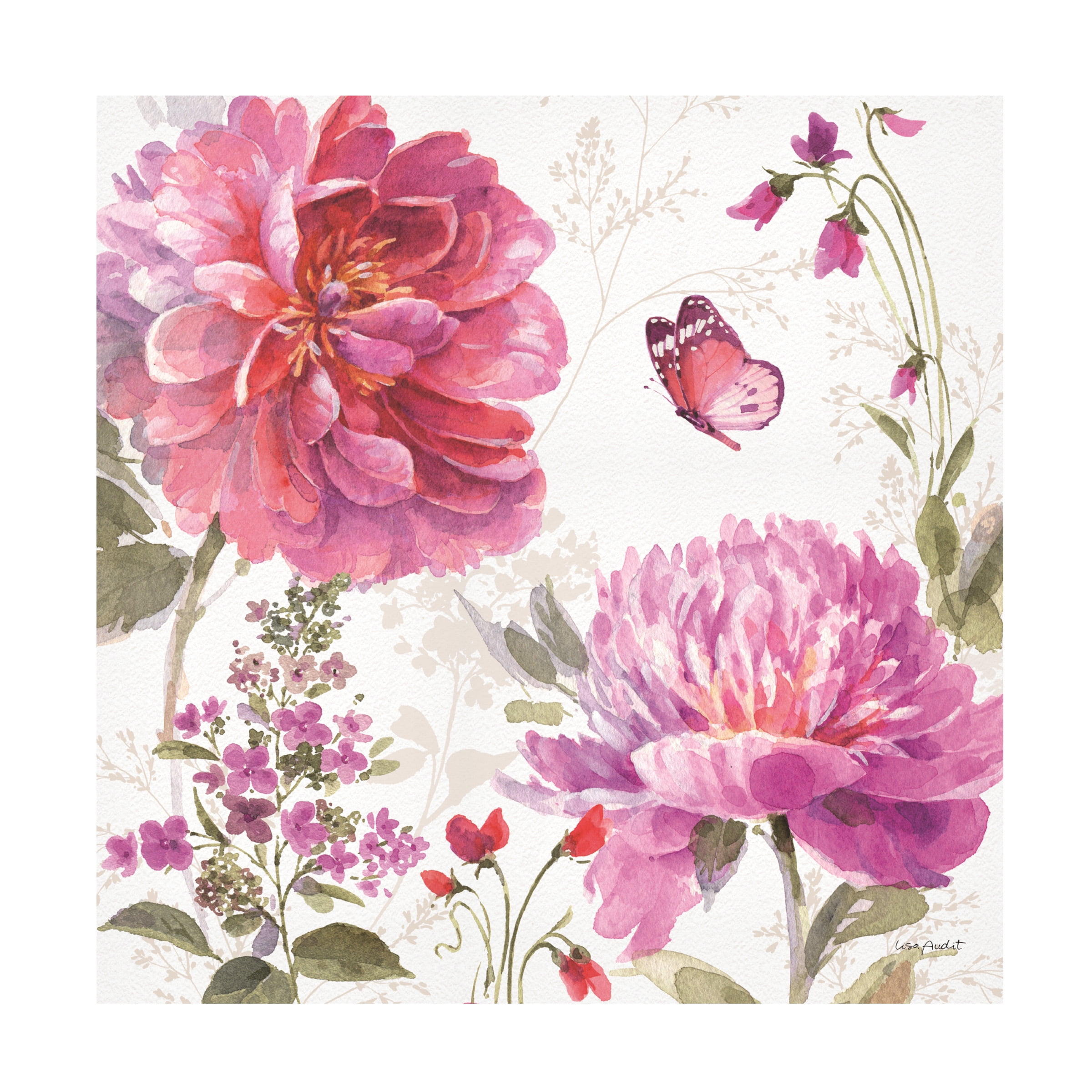 Lisa Audit 'Obviously Pink 19' Canvas Art - Walmart.com